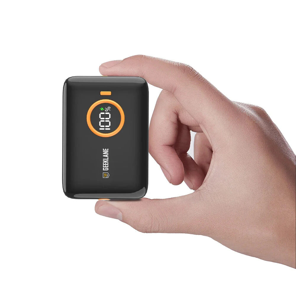 DEX: Palm Sized 10,000mAh Ultra-Compact Power Bank with 22.5W Super Fa