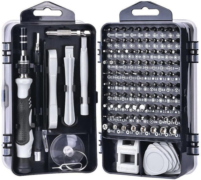FixPro: 115-in-1 Precision Screwdriver Tool Kit, Magnetic Repair Set f