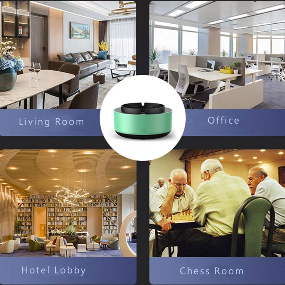 Puffee: Smokeless Smart Ashtray with Built-In Filter & Air Purifier In