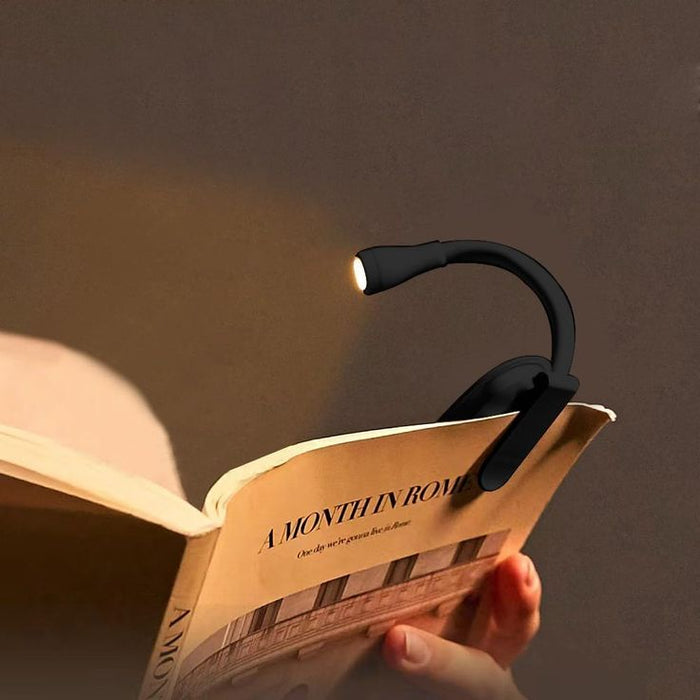 Immerse: Rechargeable Clip-On Book Light & Reading Lamp with 3-Color M