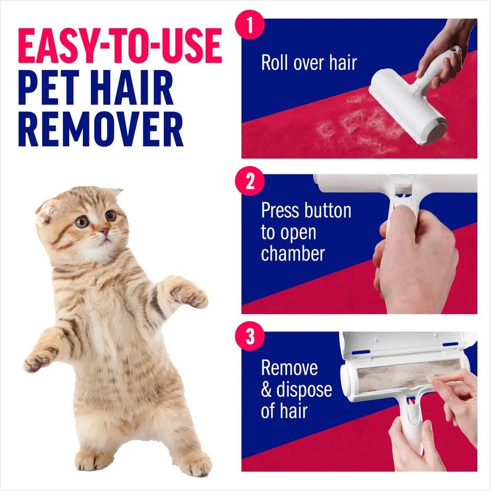 Whiz: Reusable Pet Hair Cleaner for Effortless Fur Removal from Clothe